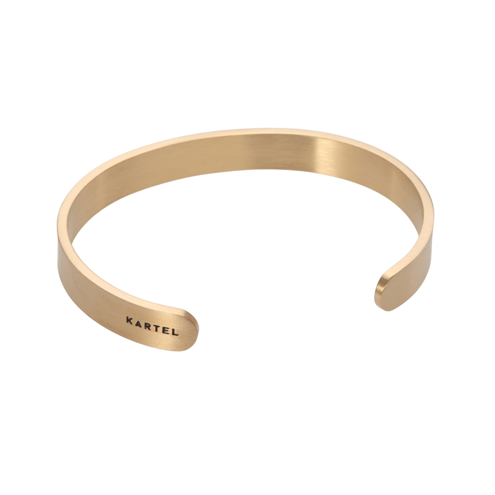 Brushed Gold Steel Cuff - 4 Sizes – Kartel
